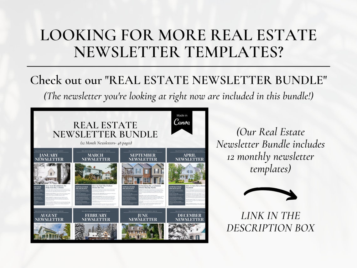 Real Estate June 2023 Newsletter, June Newsletter Template, Real Estate ...