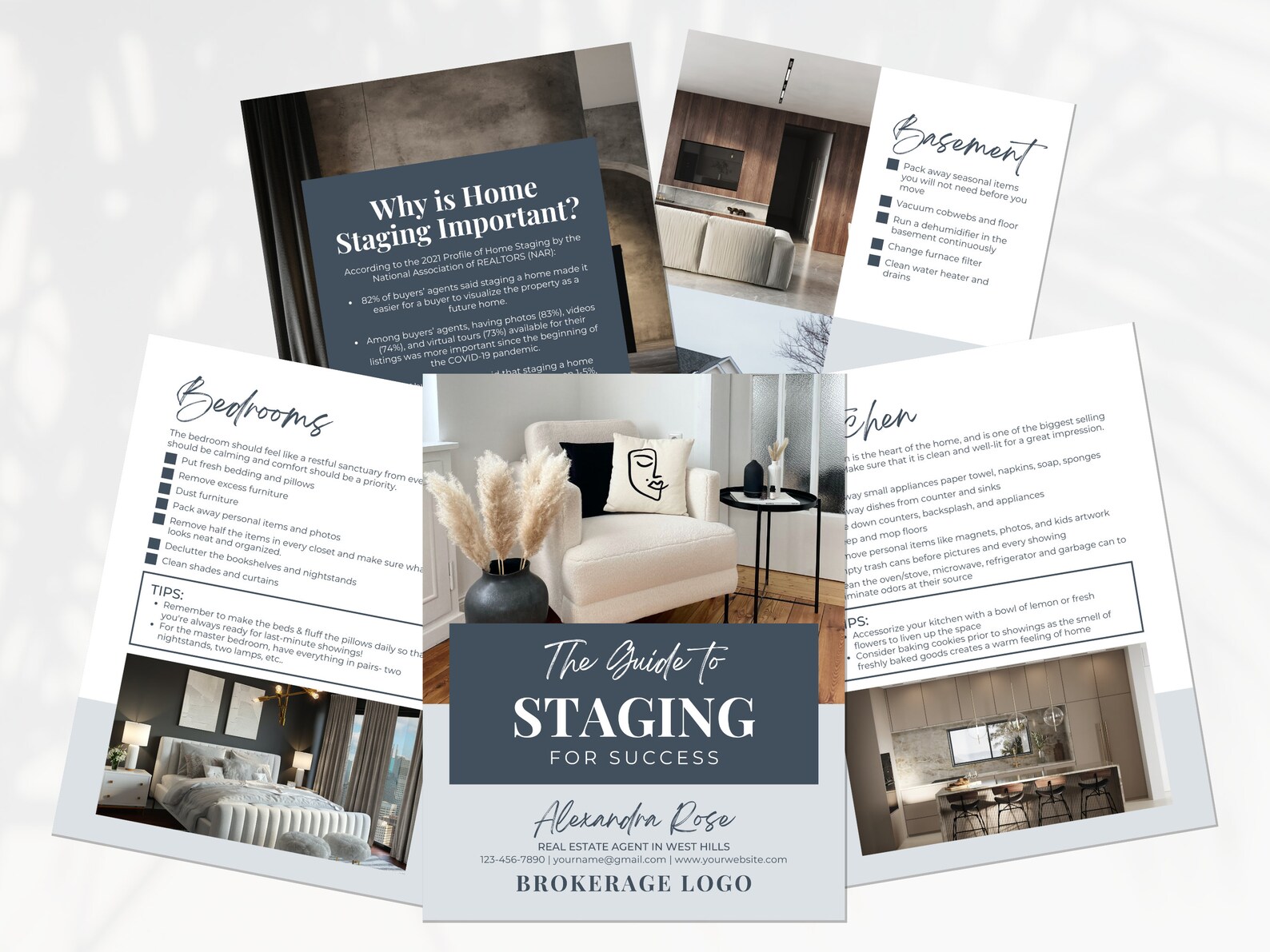Real Estate Home Staging Guide, Staging Checklist, New Home Staging ...