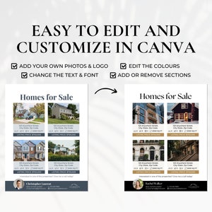 Real Estate Multiple Listing Flyer, New Listing Flyer, Realtor Flyer ...