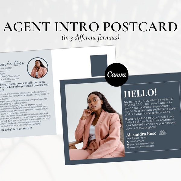 Realtor Postcards - Etsy