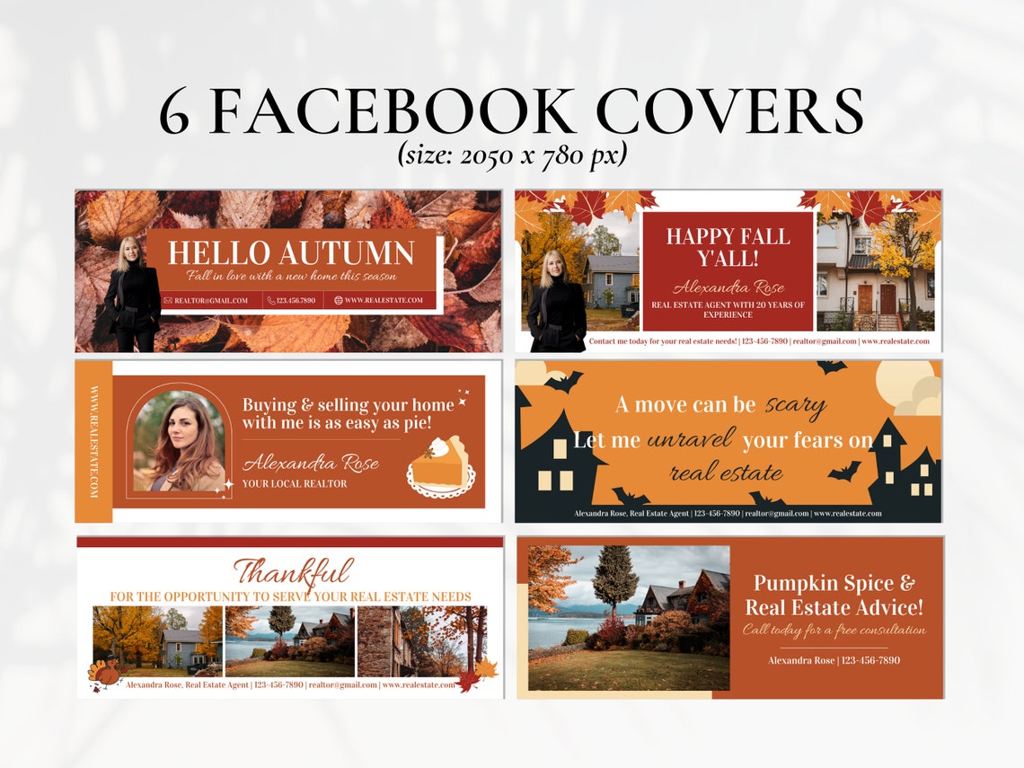 Fall Real Estate Marketing Bundle, Fall Real Estate Pop By, Fall ...