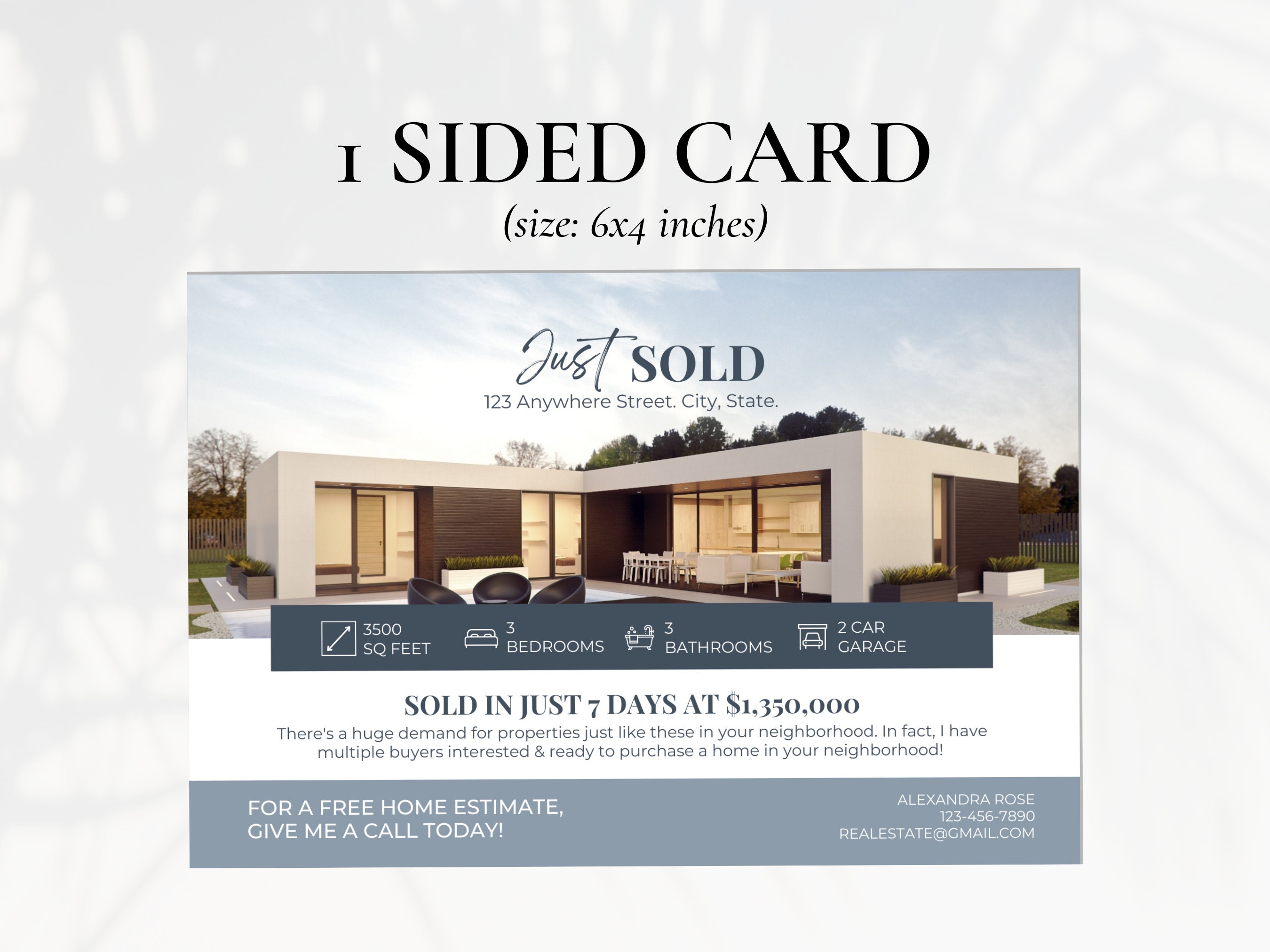 Just Sold Postcard, Thinking of Selling Postcard, Real Estate Marketing ...