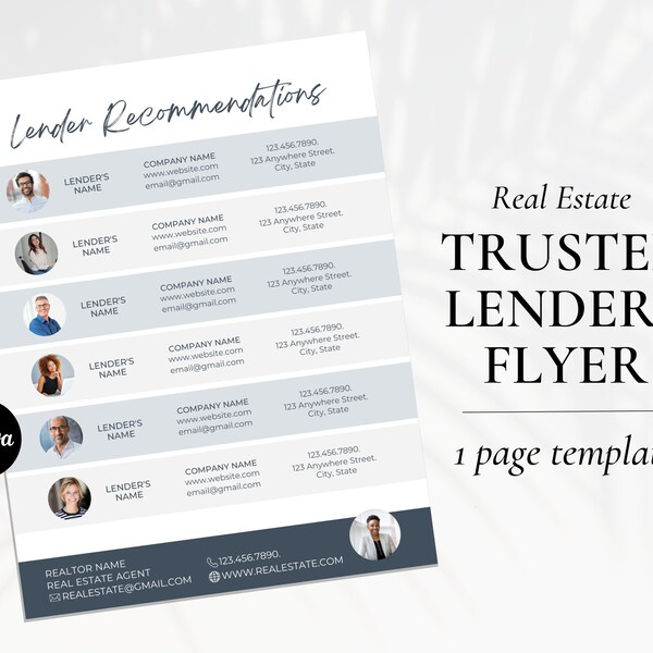 Mortgage Flyer Template - Etsy