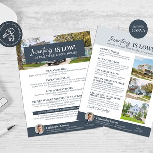 Real Estate Low Inventory Flyer, Real Estate Flyer Template, Real ...