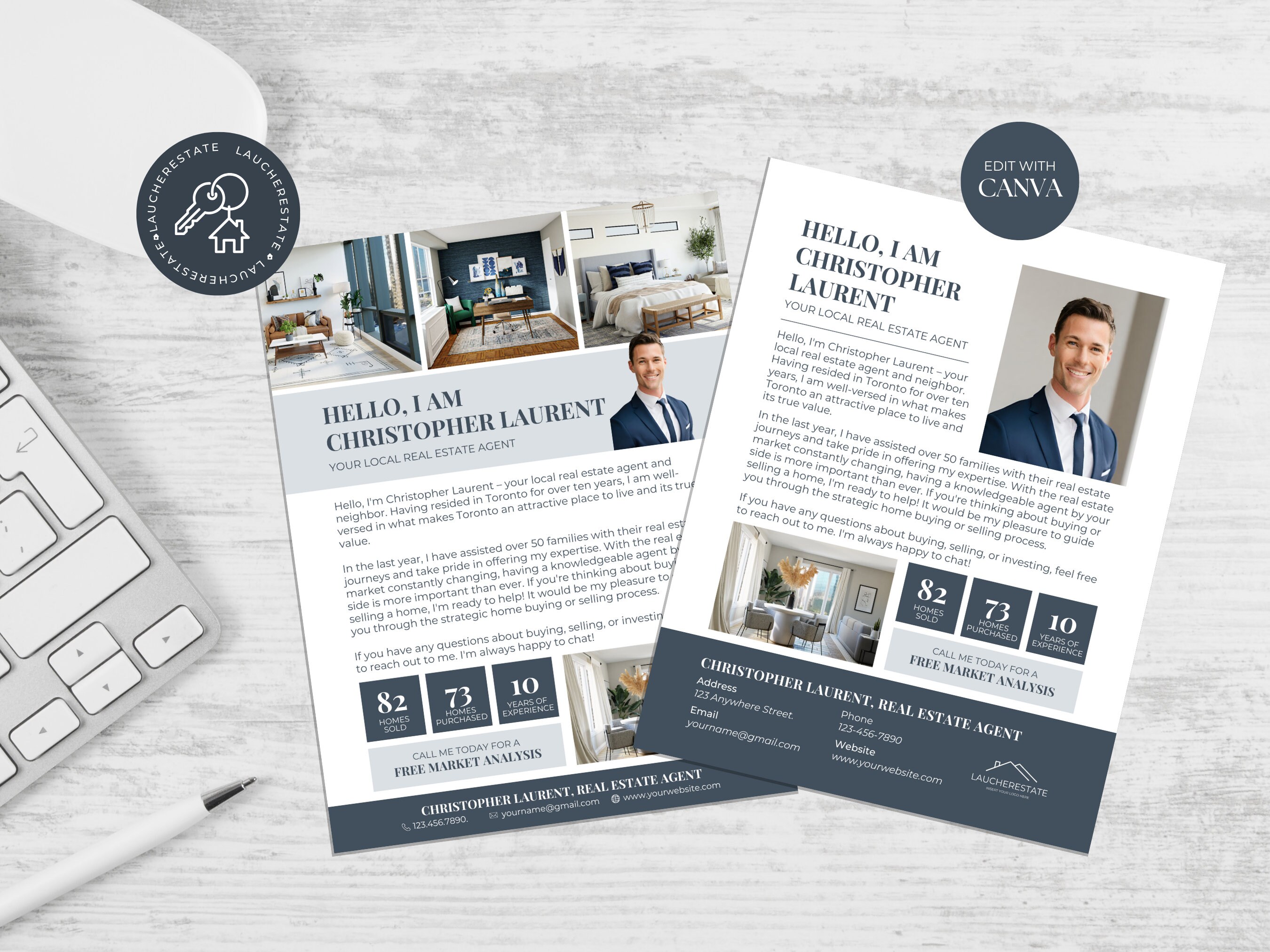 Real Estate Agent Introduction Flyers, New Realtor Flyer, Real Estate ...