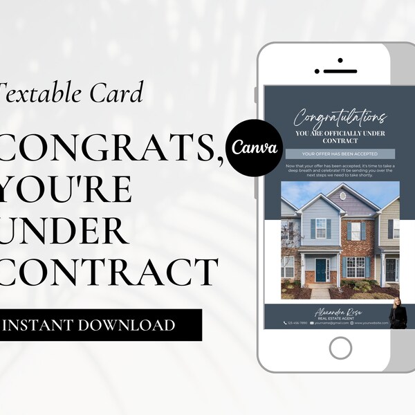 Under Contract Template - Etsy