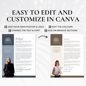 Real Estate Agent Introduction Letter, Realtor Farming Letter, Real ...