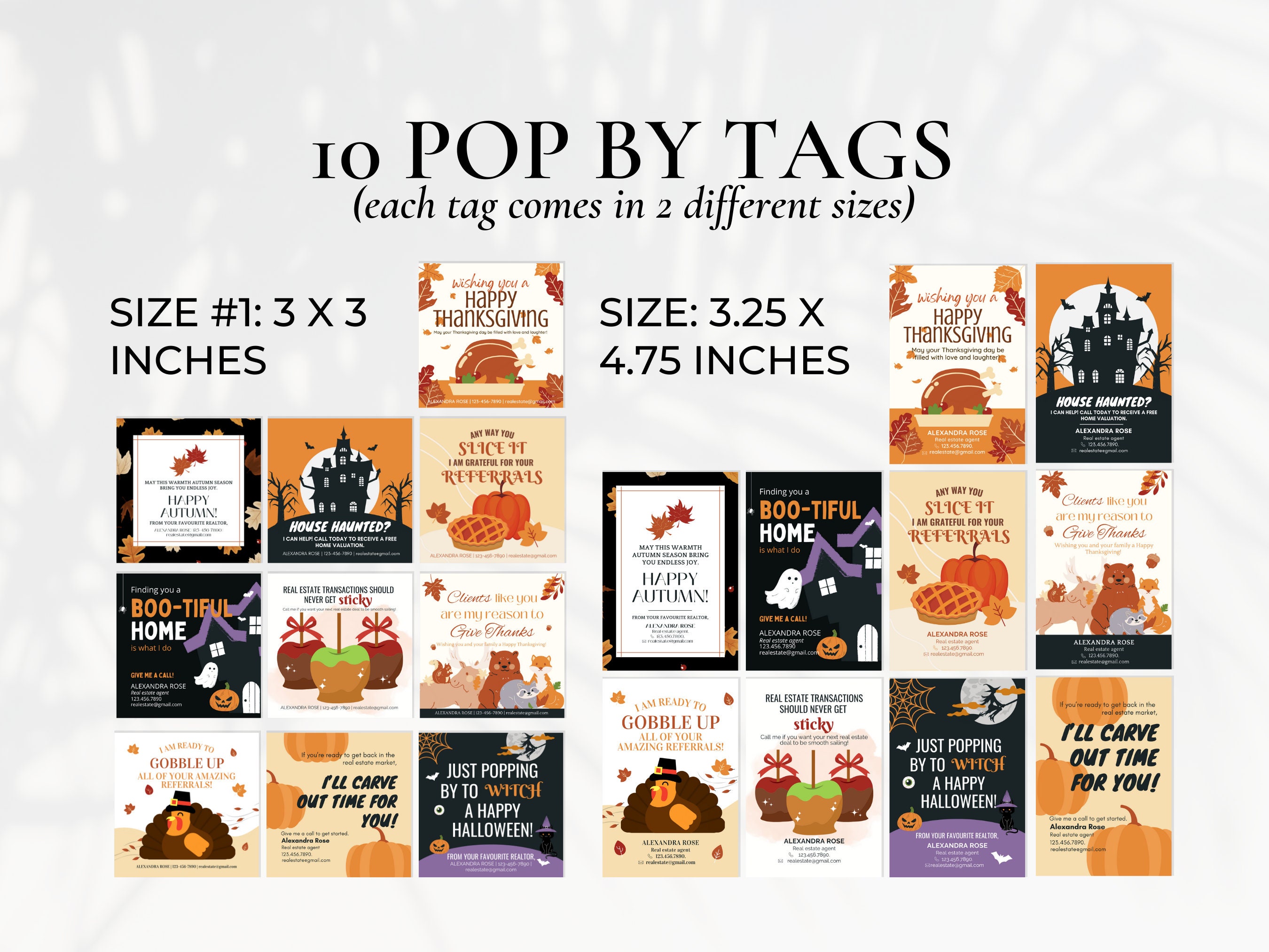 Fall Real Estate Marketing Bundle, Fall Real Estate Pop By, Fall ...