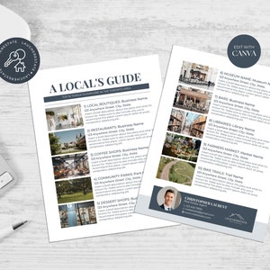 Real Estate Local Guide Template, City Guide Flyer, Welcome Guide ...
