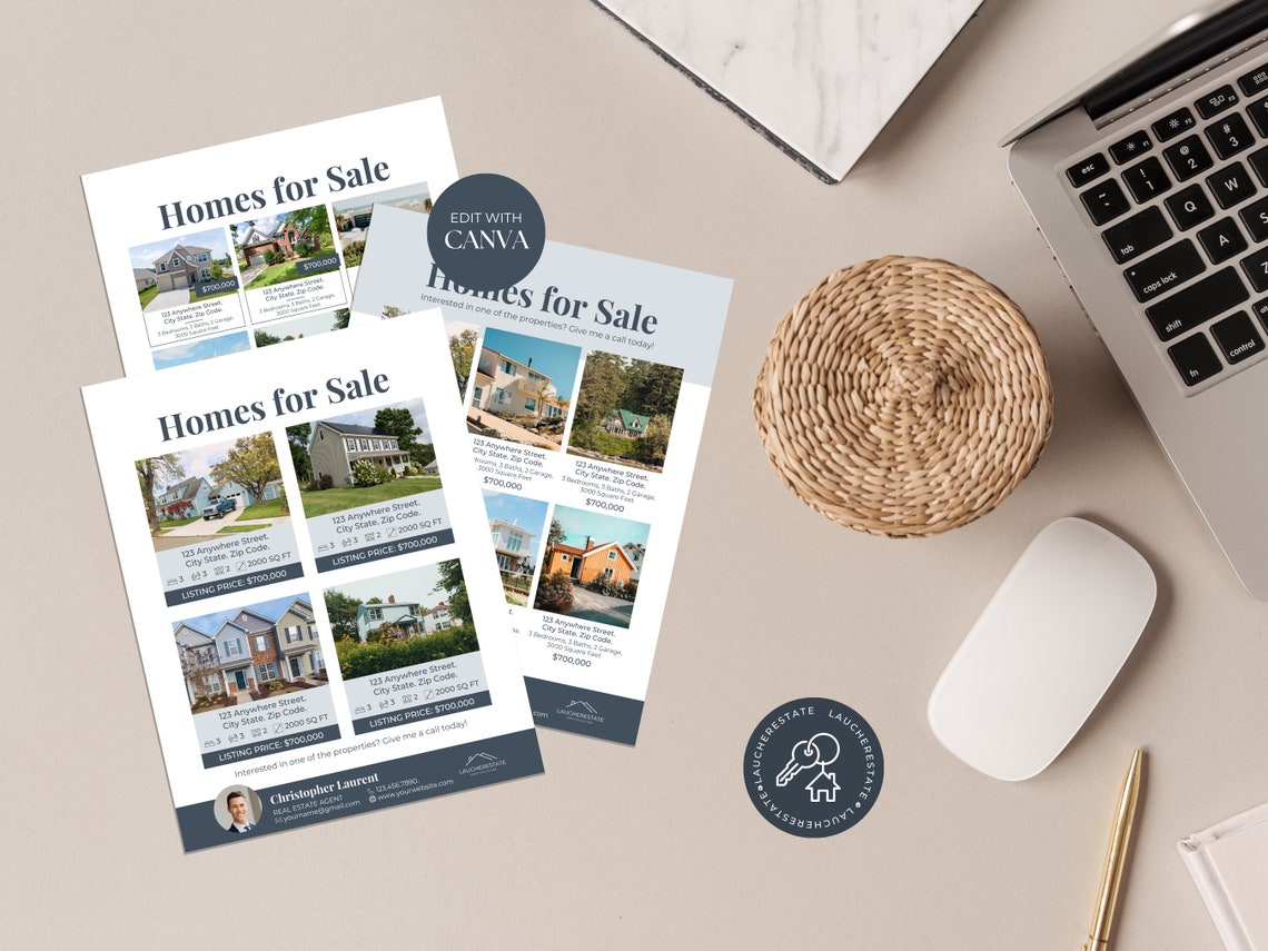 Real Estate Multiple Listing Flyer, New Listing Flyer, Realtor Flyer ...