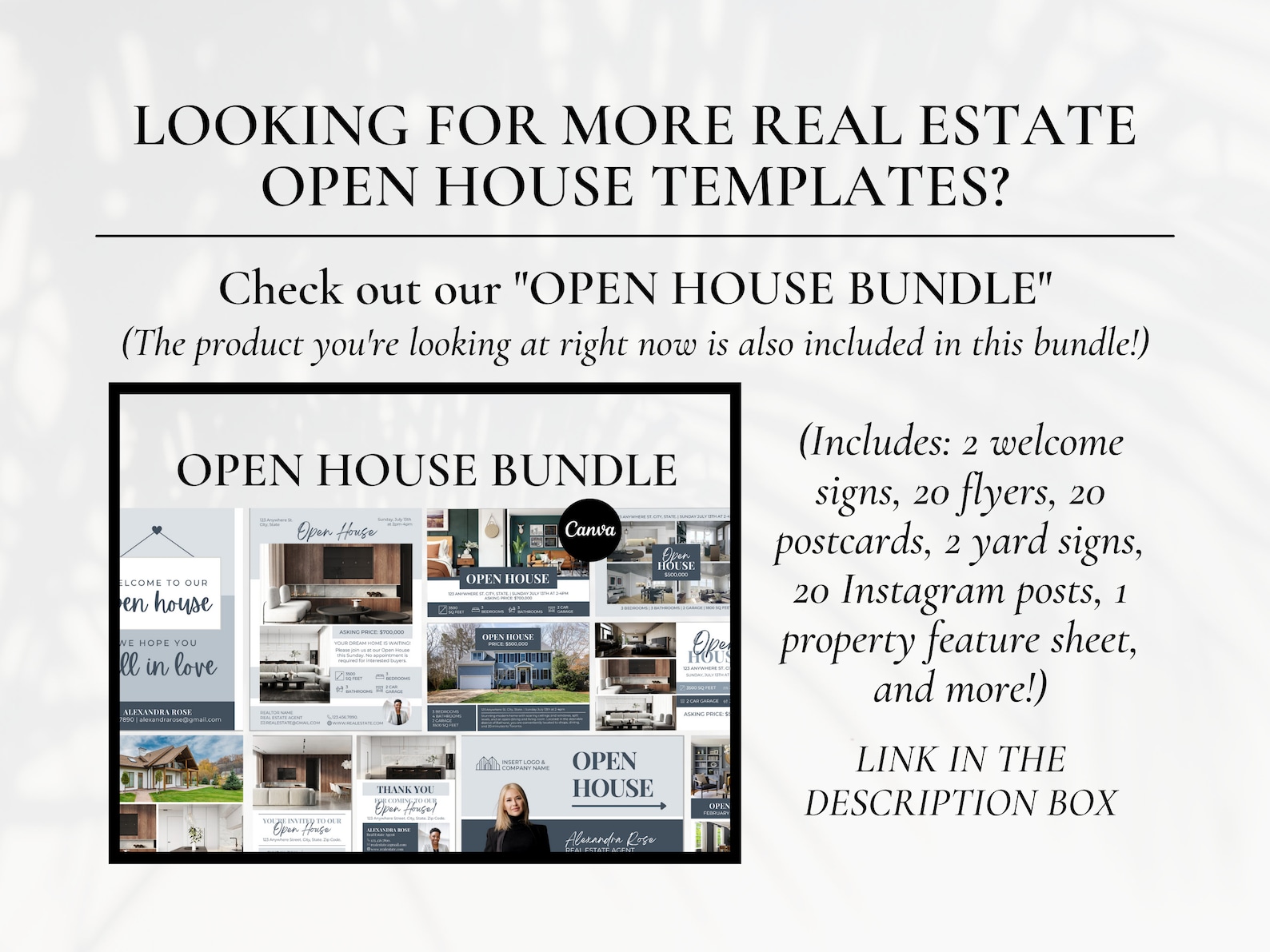 Real Estate Open House Letter Realtor Open House Follow-up - Etsy