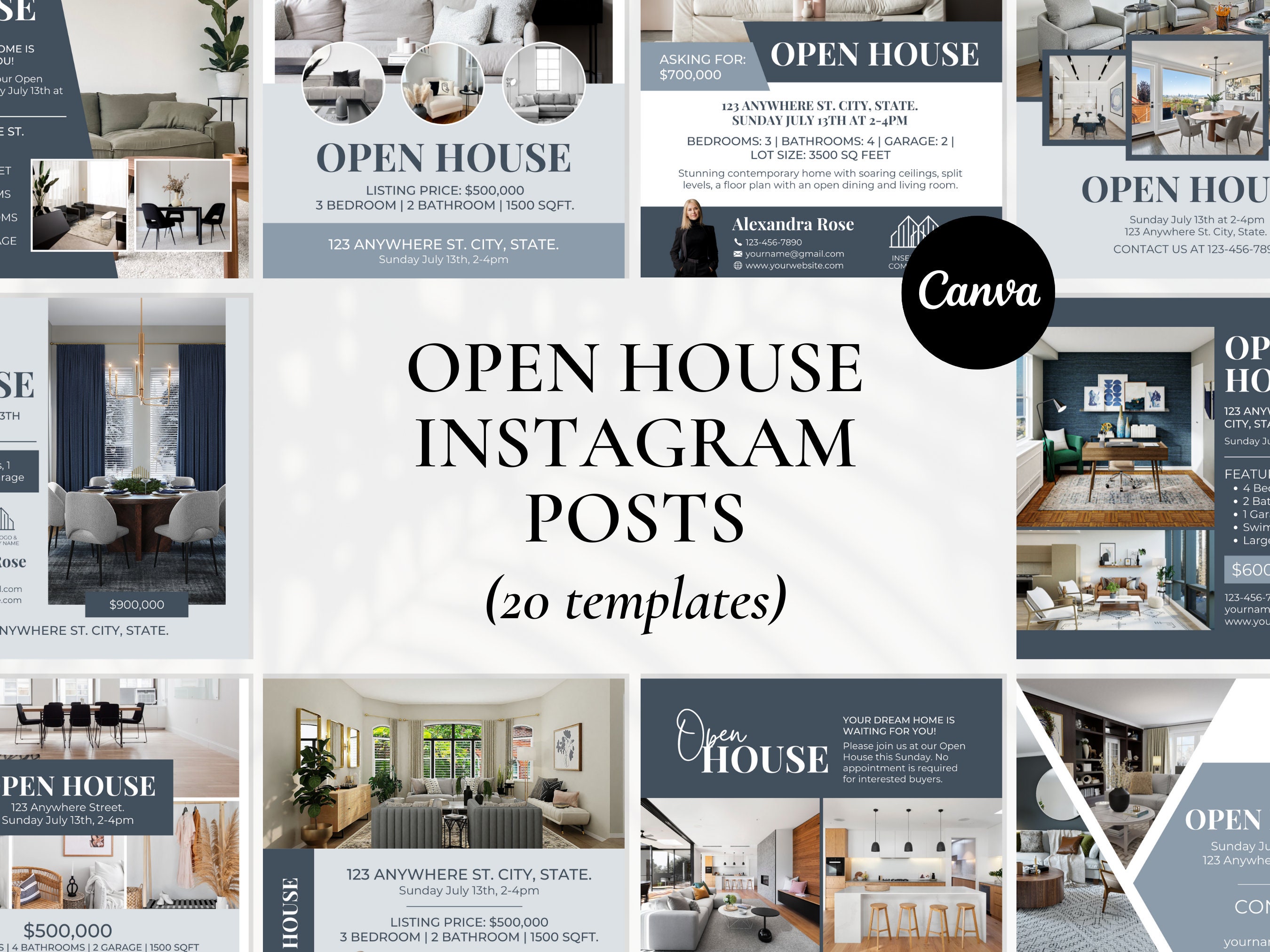 20 Open House Instagram Posts, Open House Social Media Posts, Realtor ...
