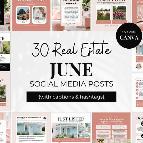 Real Estate Post Social Etsy