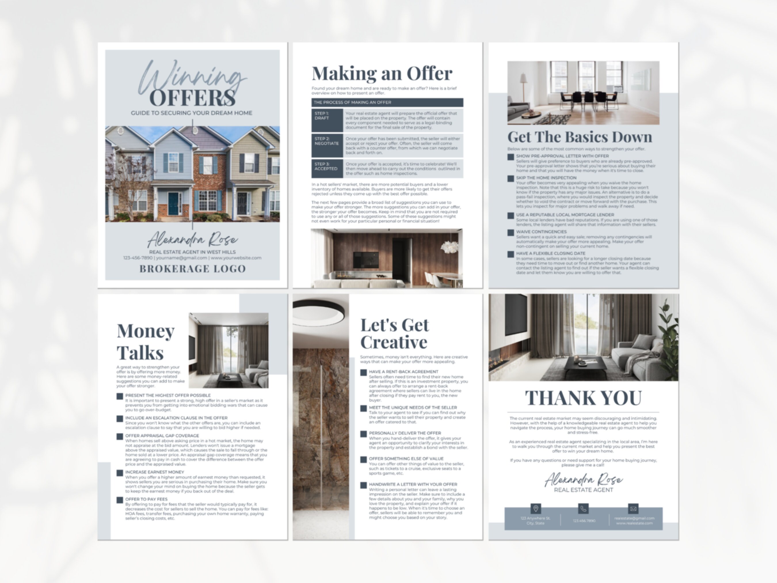 Winning Offer Guide, Offer Summary Sheet, Strong Offer Checklist, Home ...