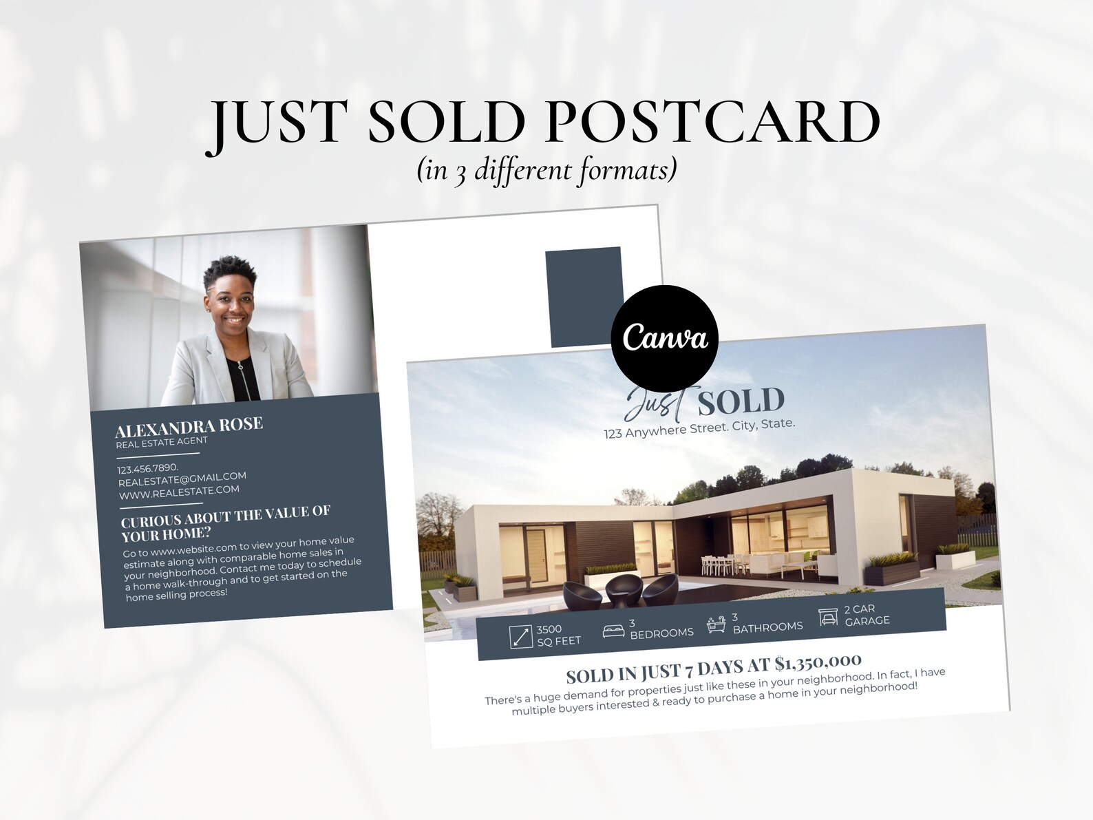Just Sold Postcard, Thinking of Selling Postcard, Real Estate Marketing ...