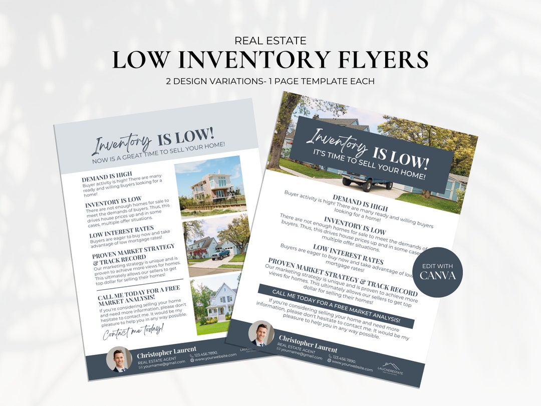 Real Estate Low Inventory Flyer, Real Estate Flyer Template, Real ...