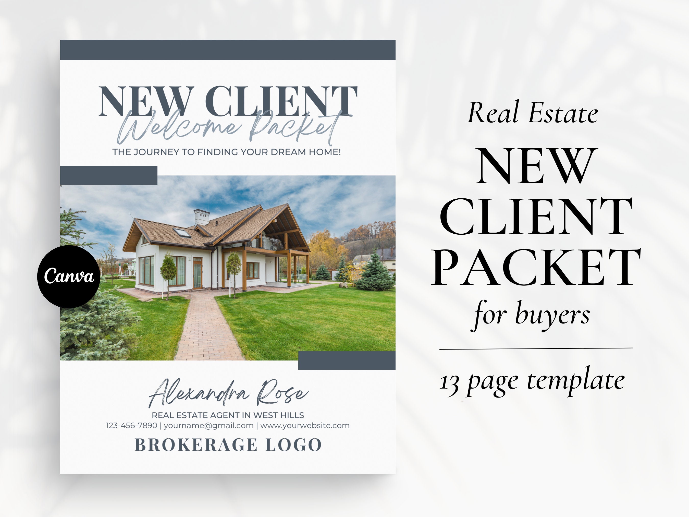 Real Estate New Client Packet, Home Buyer Guide, New Client Realtor ...