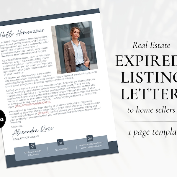 Expired Listing Letter - Etsy