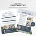 Real Estate Downsizing Flyers, Senior Downsizing Letter, Real Estate ...