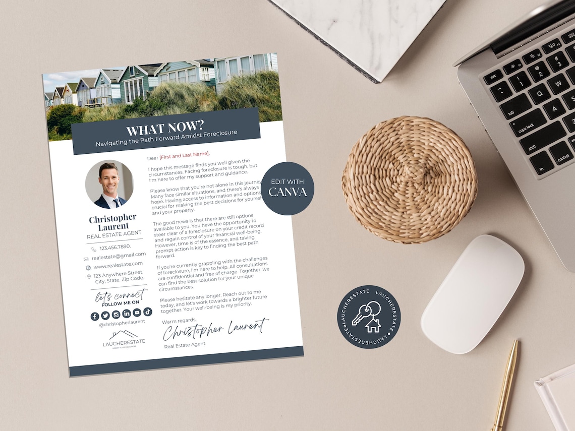 Foreclosure Letter, Letter to Distressed Homeowners, Real Estate Letter ...