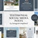 Client Testimonial Instagram Posts, Realtor Testimony Post Template ...