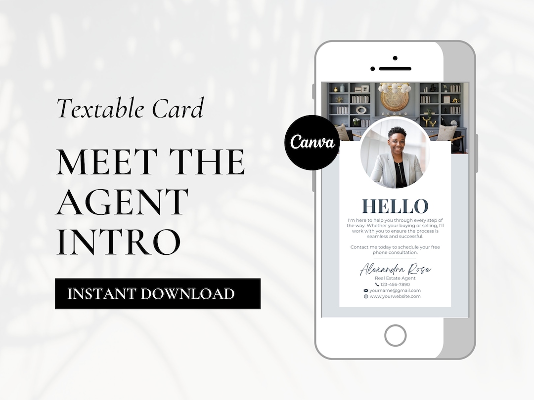 Real Estate Agent Introduction Text, Realtor Bio Text Message, Textable ...