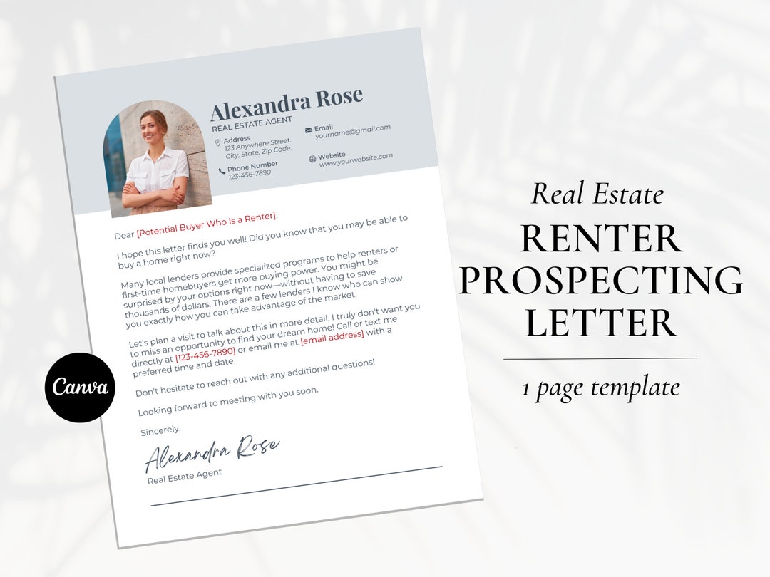 Renter Prospecting Letter, Real Estate Farming Letter, Home Buying ...