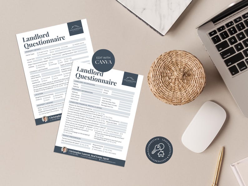 Real Estate Landlord Questionnaire, Landlord Forms, Rental ...
