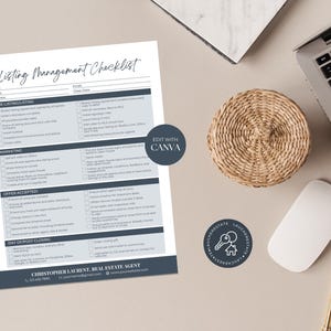 Real Estate Listing Management Checklist, Listing to Close Checklist ...