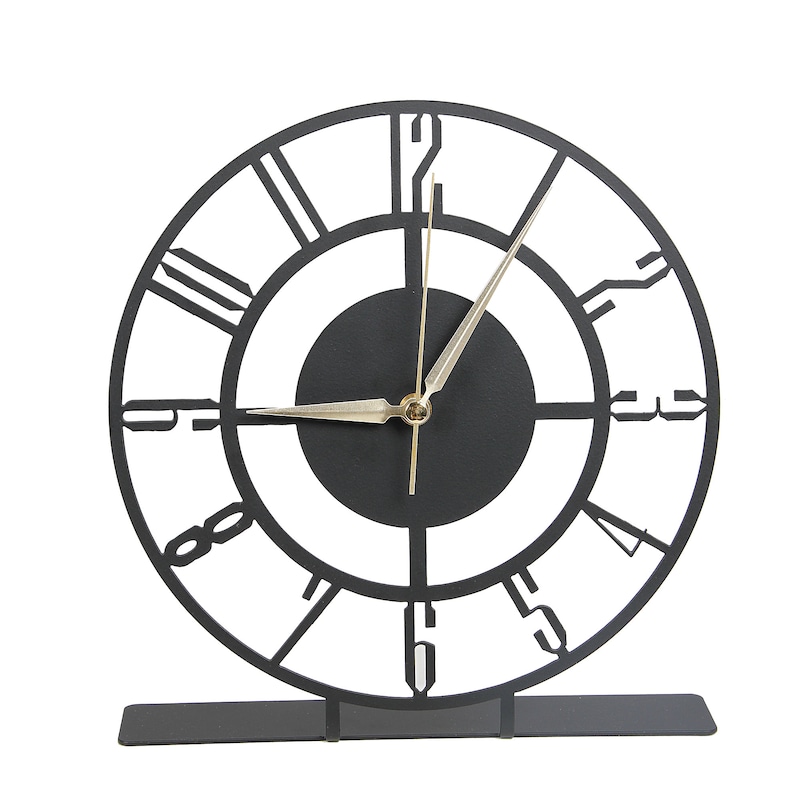Desk Clock Black - Etsy