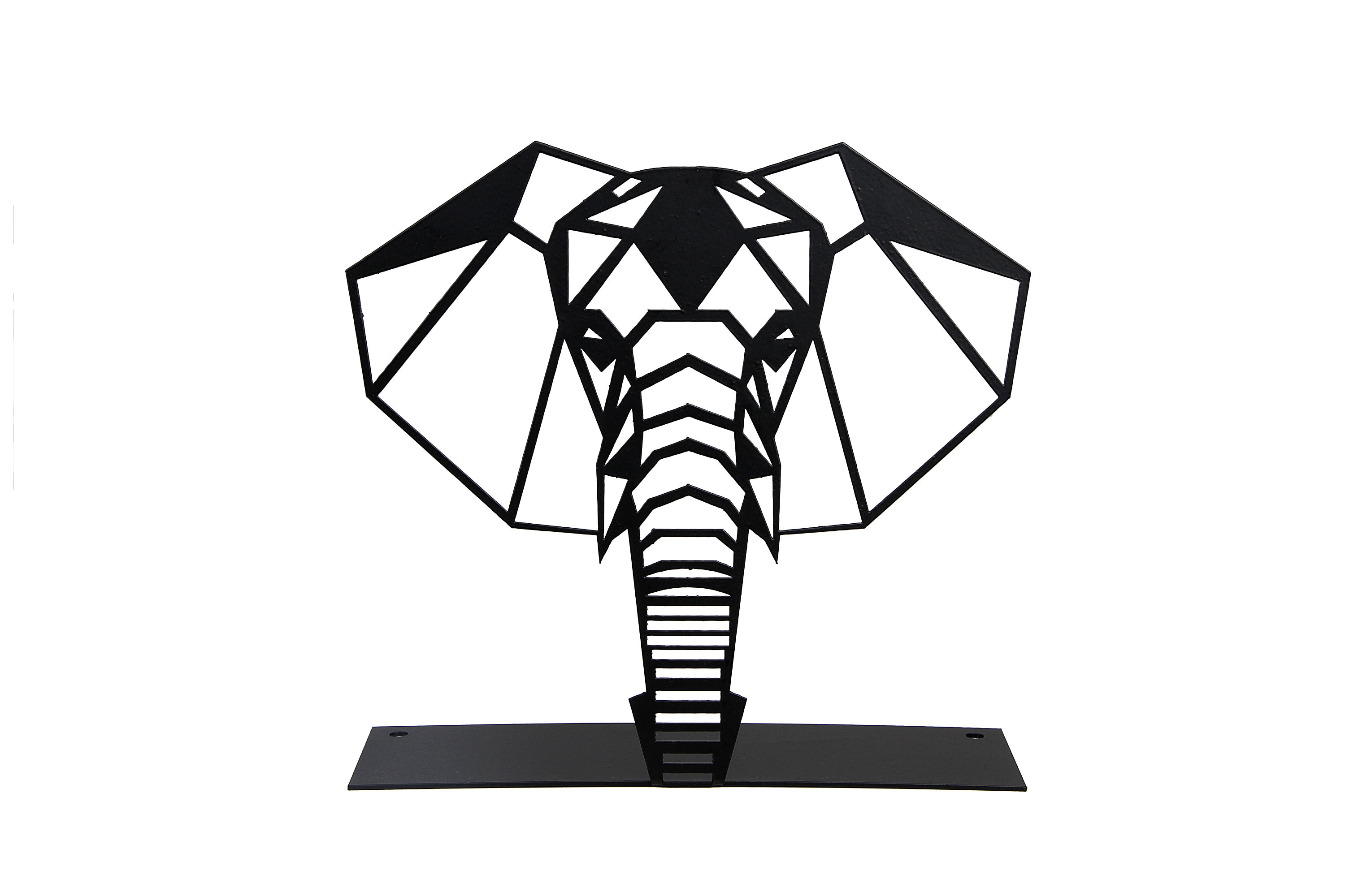Elephant, Metal Black Modern Design Elephant Décor, Great Decoration ...