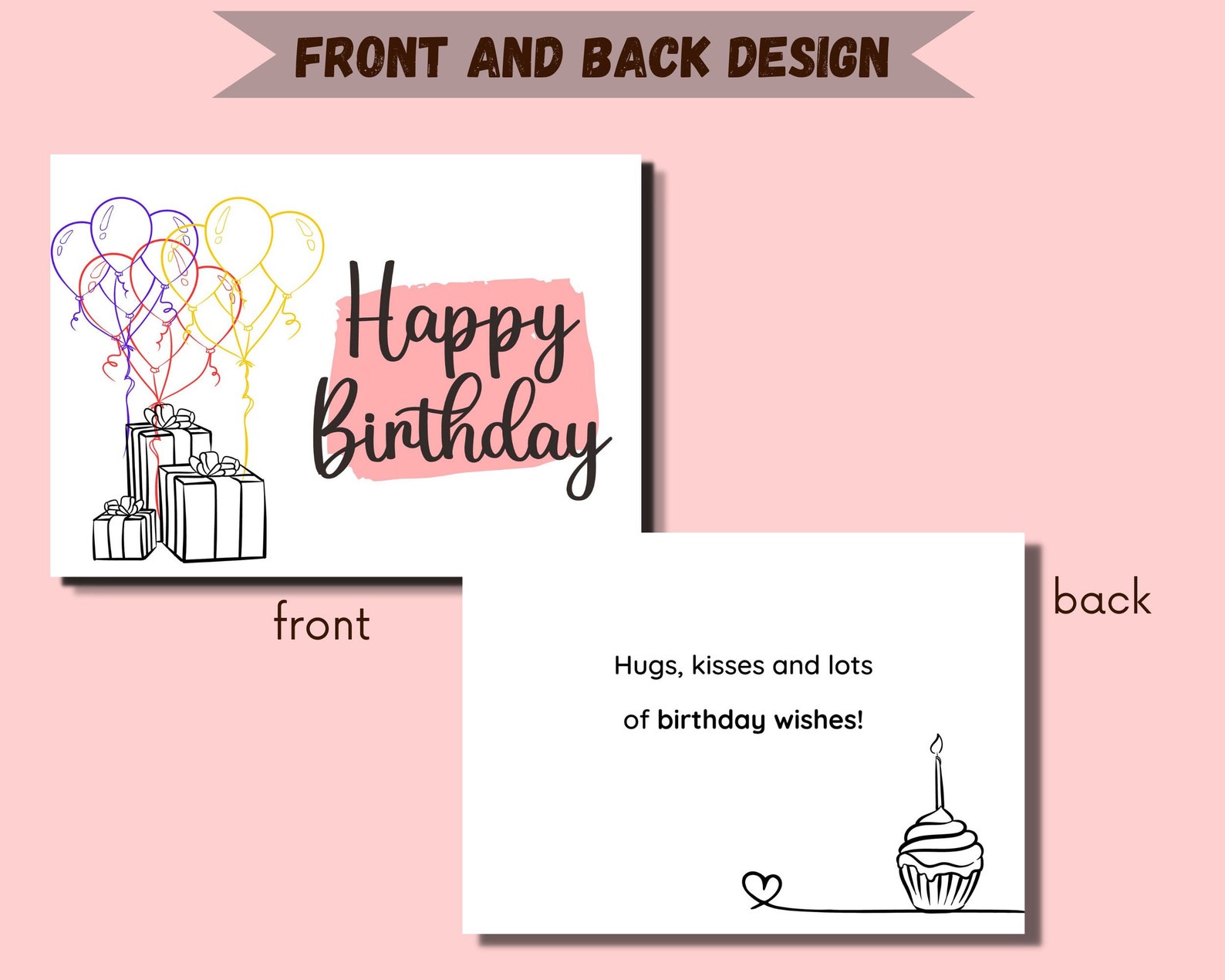 Printable Birthday Card Greeting Cards Printable Digital - Etsy