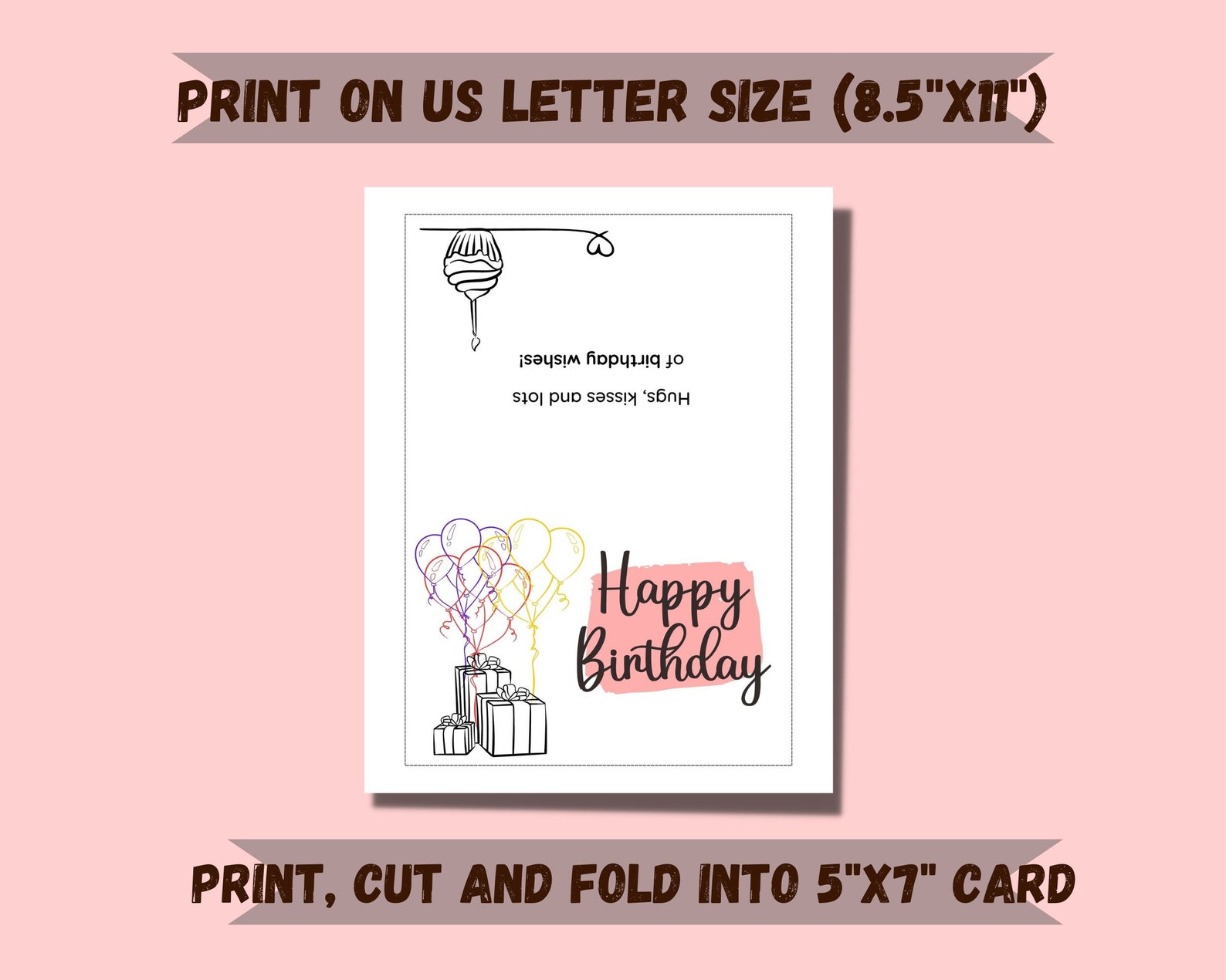 Printable Birthday Card Greeting Cards Printable Digital - Etsy