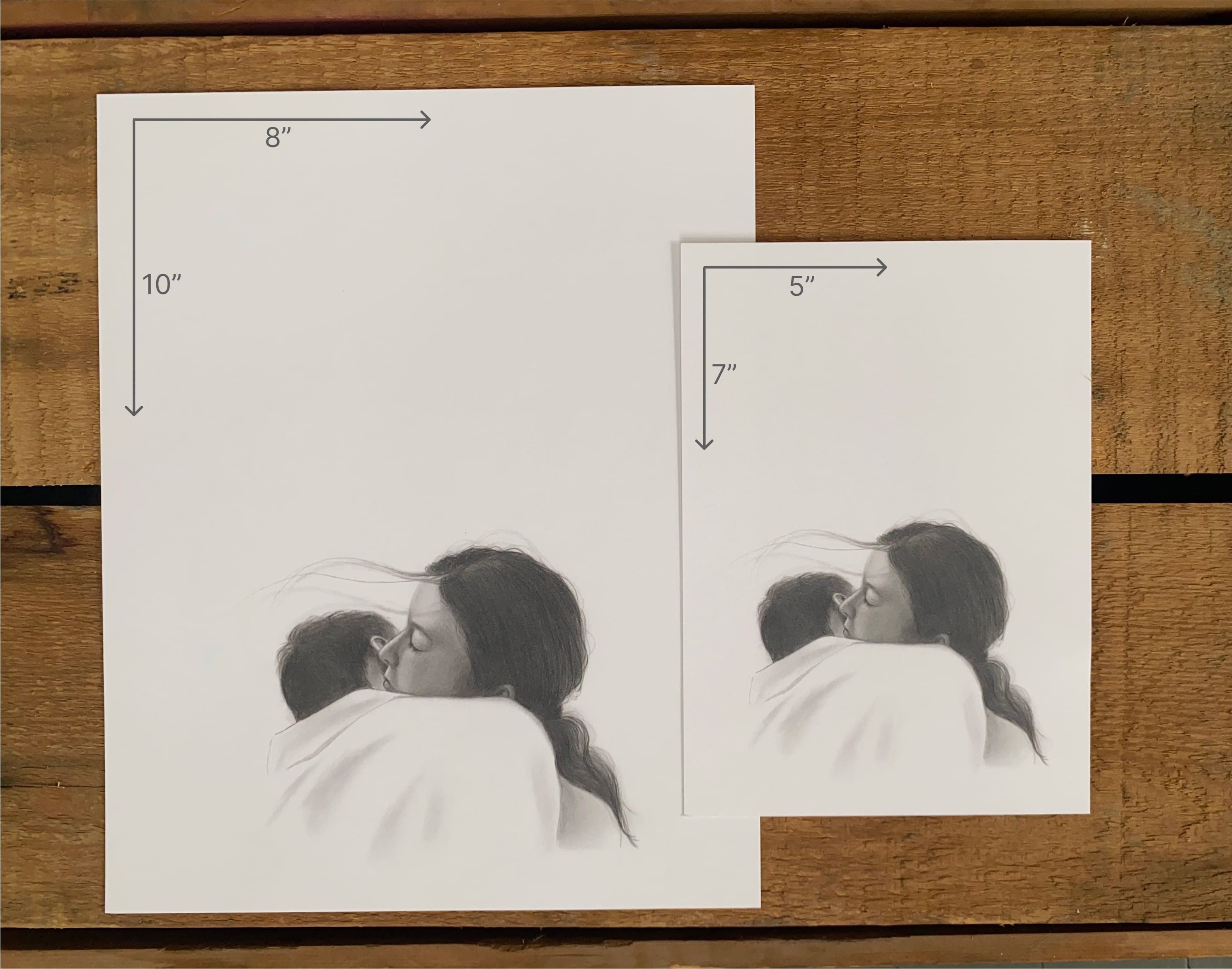 Art Print From Original Pencil Drawing: the Long - Etsy