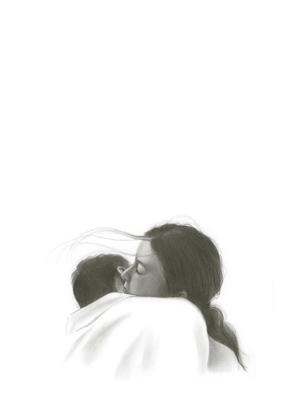 Art Print From Original Pencil Drawing: the Long - Etsy