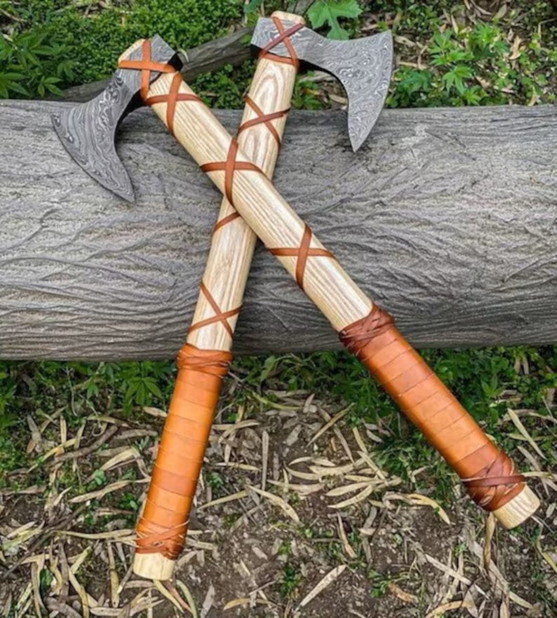 Hand Forged Damascus Axe, Viking Axes, Throwing Axes, Axes, Camping ...