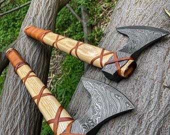 Custom Hand Forged Lion Axe, Viking Handmade Axes, Throwing Axes, D2 ...