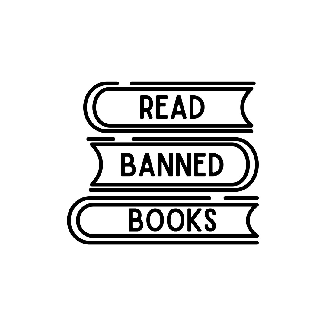 Read Banned Books Svg/png/jpg/pdf Bookish DIY Printable for Book Lover ...