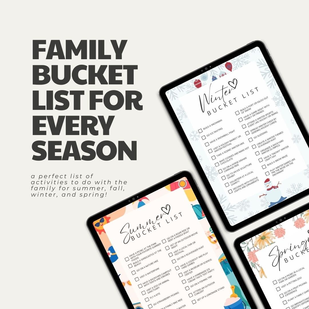 Family Summer Bucket List Pdf Printable for Parents Summer Activities ...
