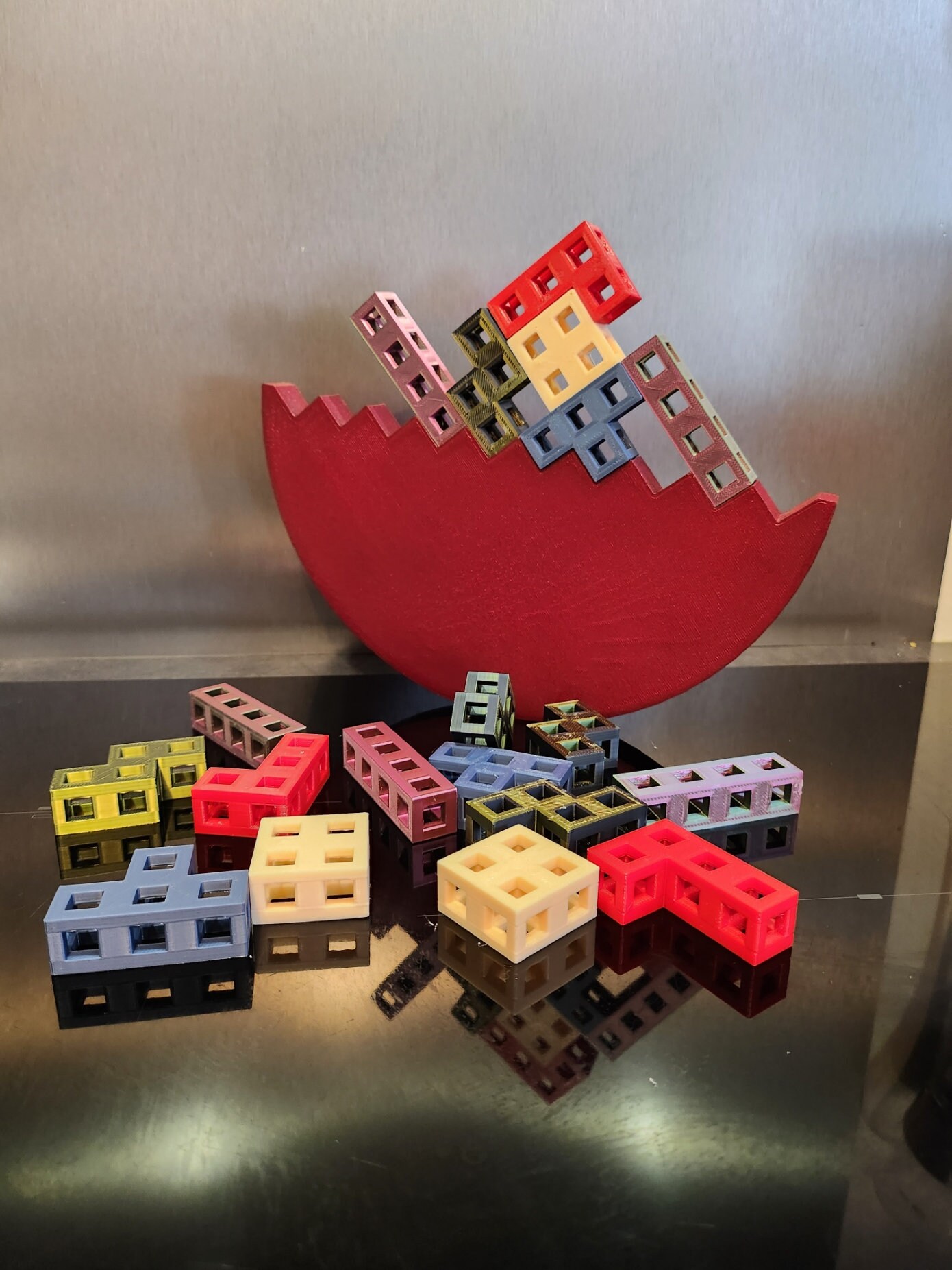 Tetris Balance Game in 3D Printing / 50 Pieces - Etsy