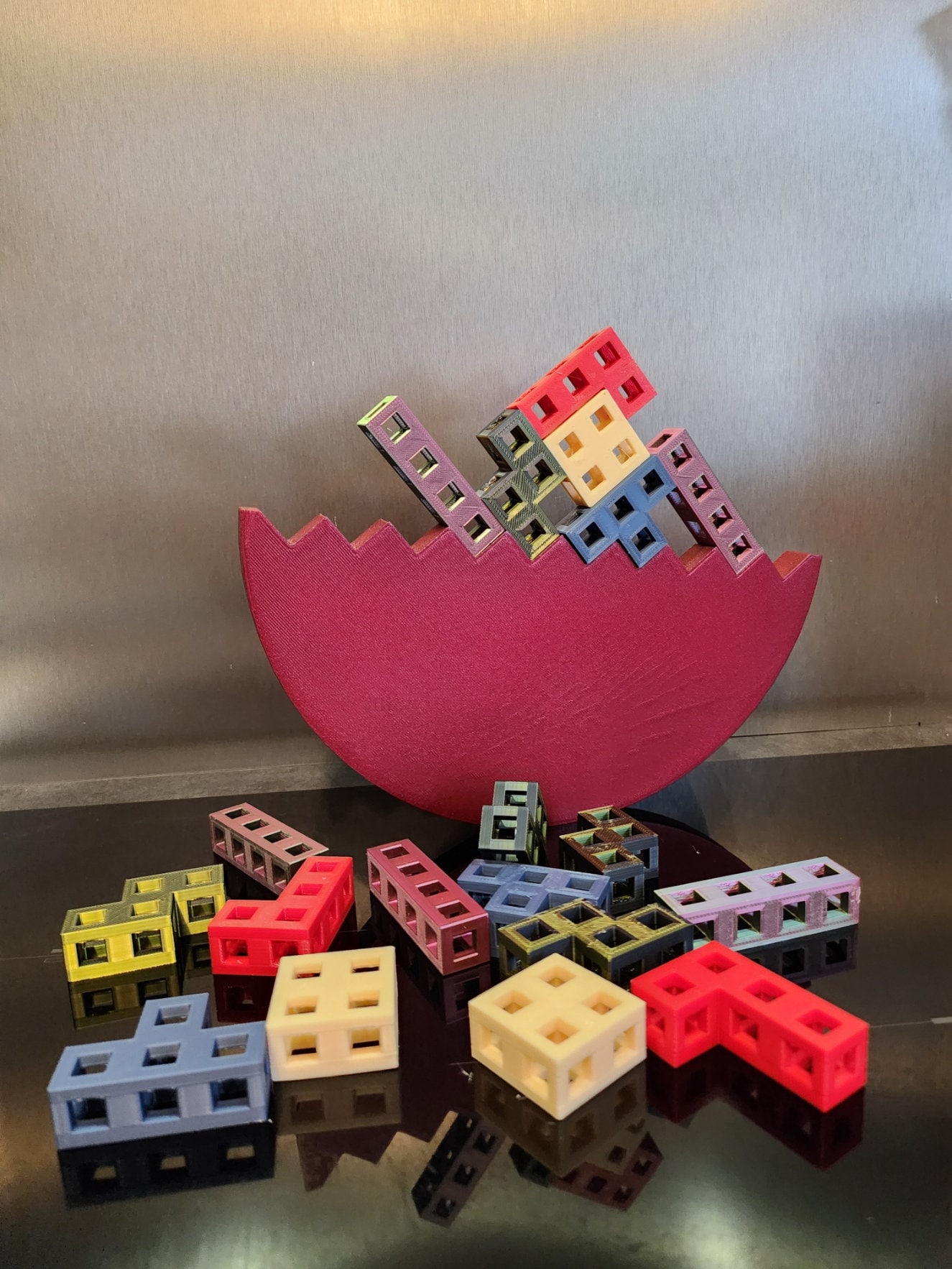 Tetris Balance Game in 3D Printing / 50 Pieces - Etsy