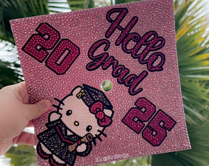 Bling Grad Cap • Blinged Grad Cap Topper • Graduation Topper - Etsy