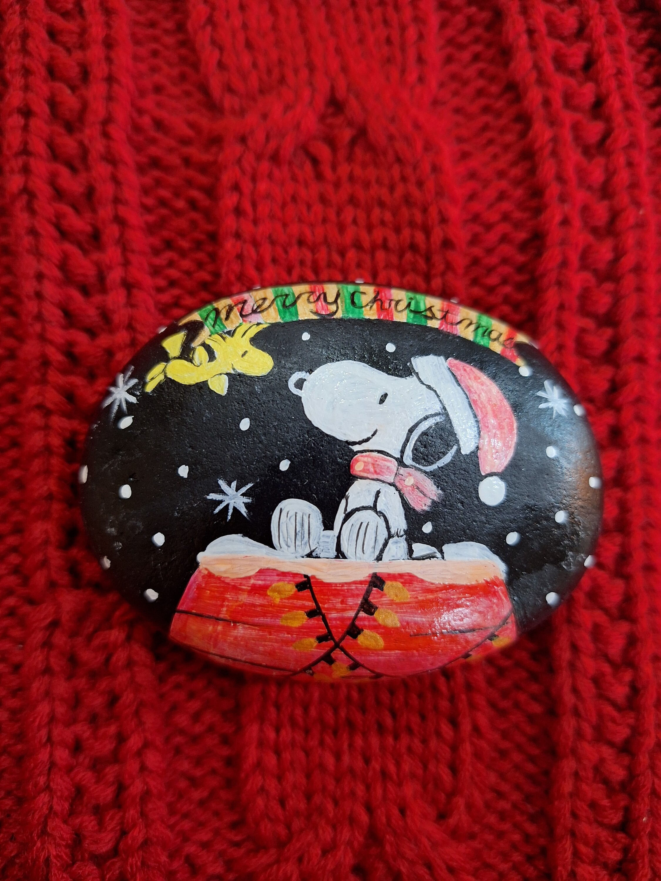 Snoopy Rock Paint - Etsy