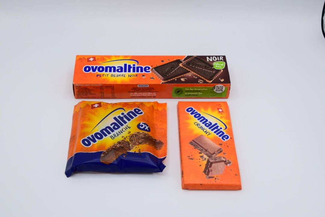 Ovomaltine Trio Set, Chocolate Branchli 5x22 Grams, Petit Beurre Ovo ...