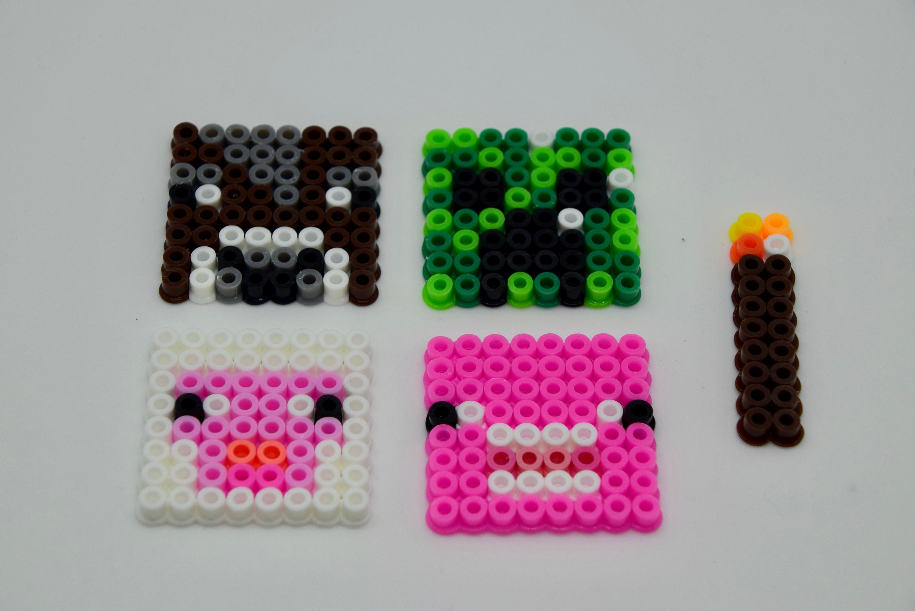 Minecraft Sheep Pig Creeper Horse Torch Perler Bead Set Nerd Nerdy ...