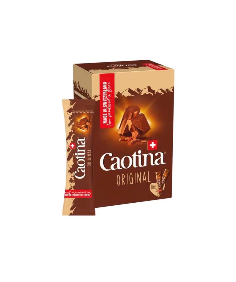 Caotina Original Sticks Chocolate Powder, Typical Swiss Chocolate ...