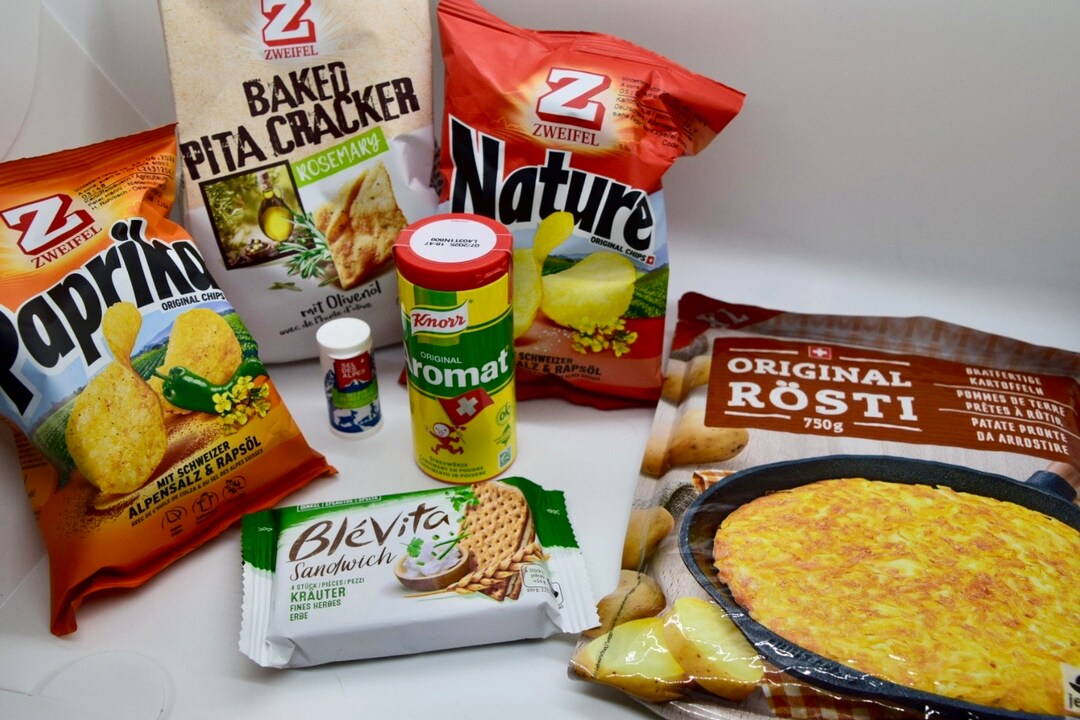 Food Package of Swiss Specialties Salty, Snacks Snack Box, From ...