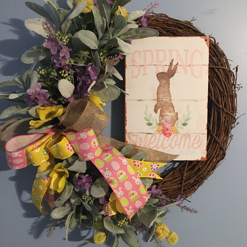 Springtime Wreath - Etsy