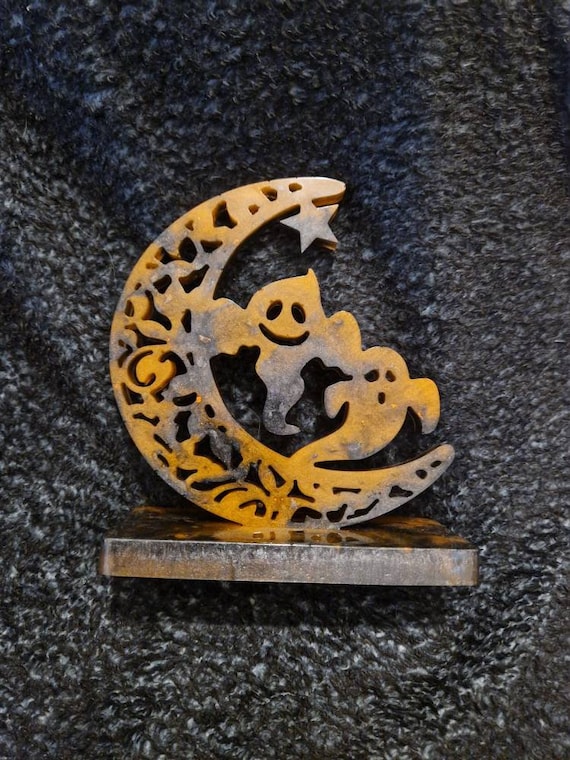 Crescent Moon Halloween Decoration - Etsy