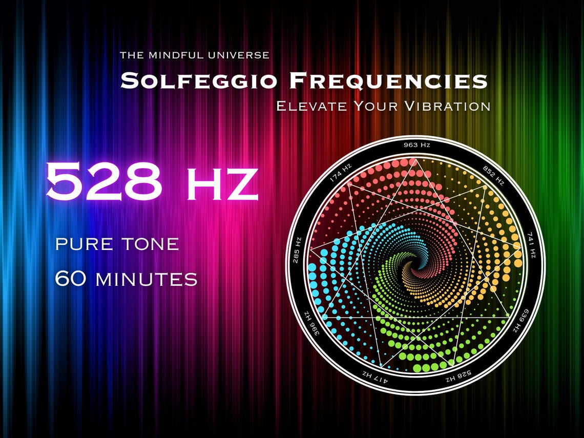 528 Hz Solfeggio Frequency Pure Tone (digital Download) - Etsy